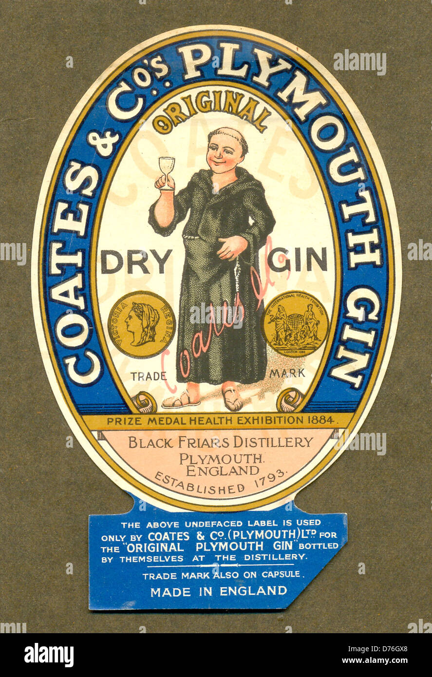 Gin label hi-res stock photography and images - Alamy