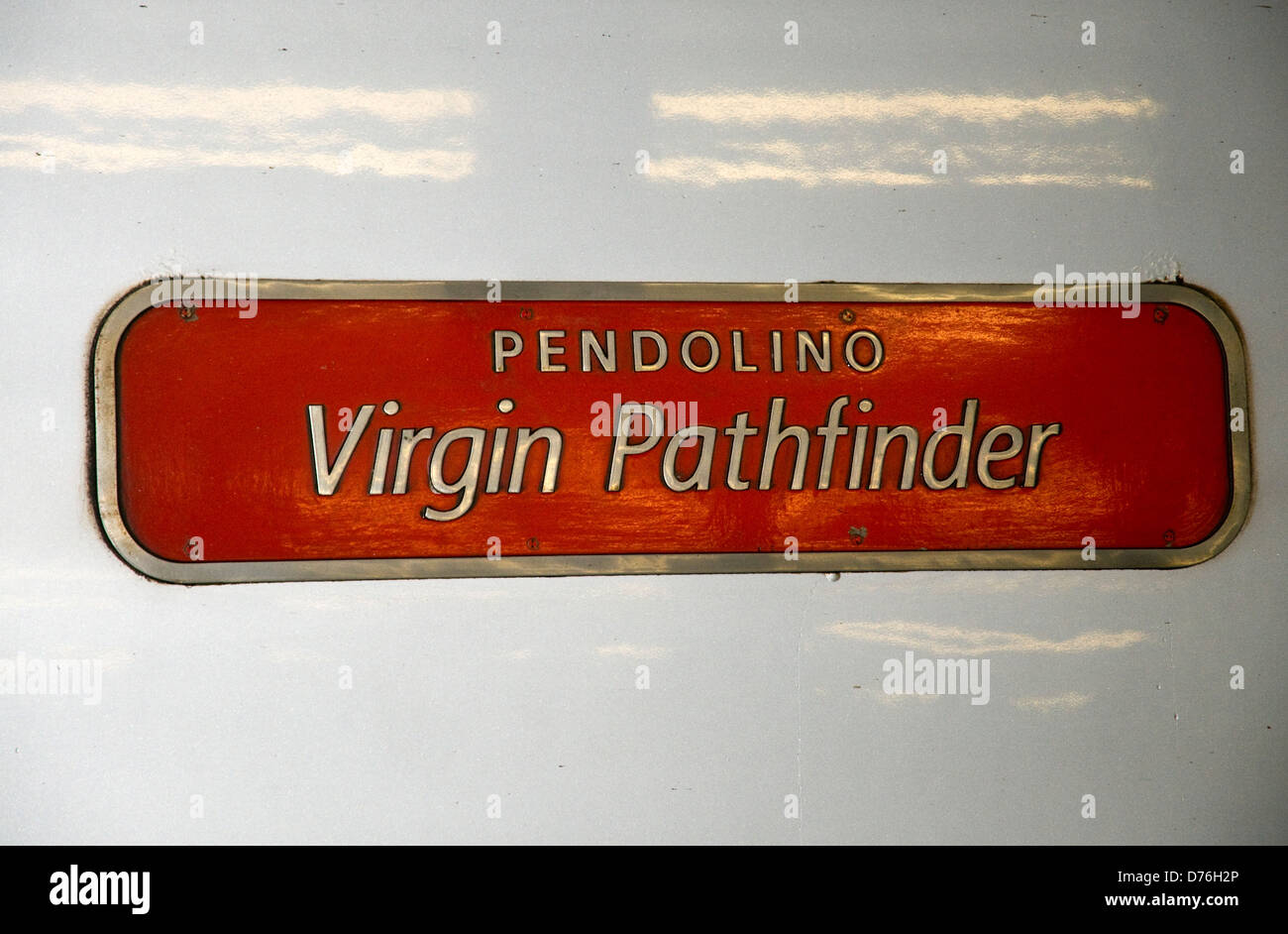 nameplate,virgin pathfinder,class 390,pendolino tiliting train,390040 ...
