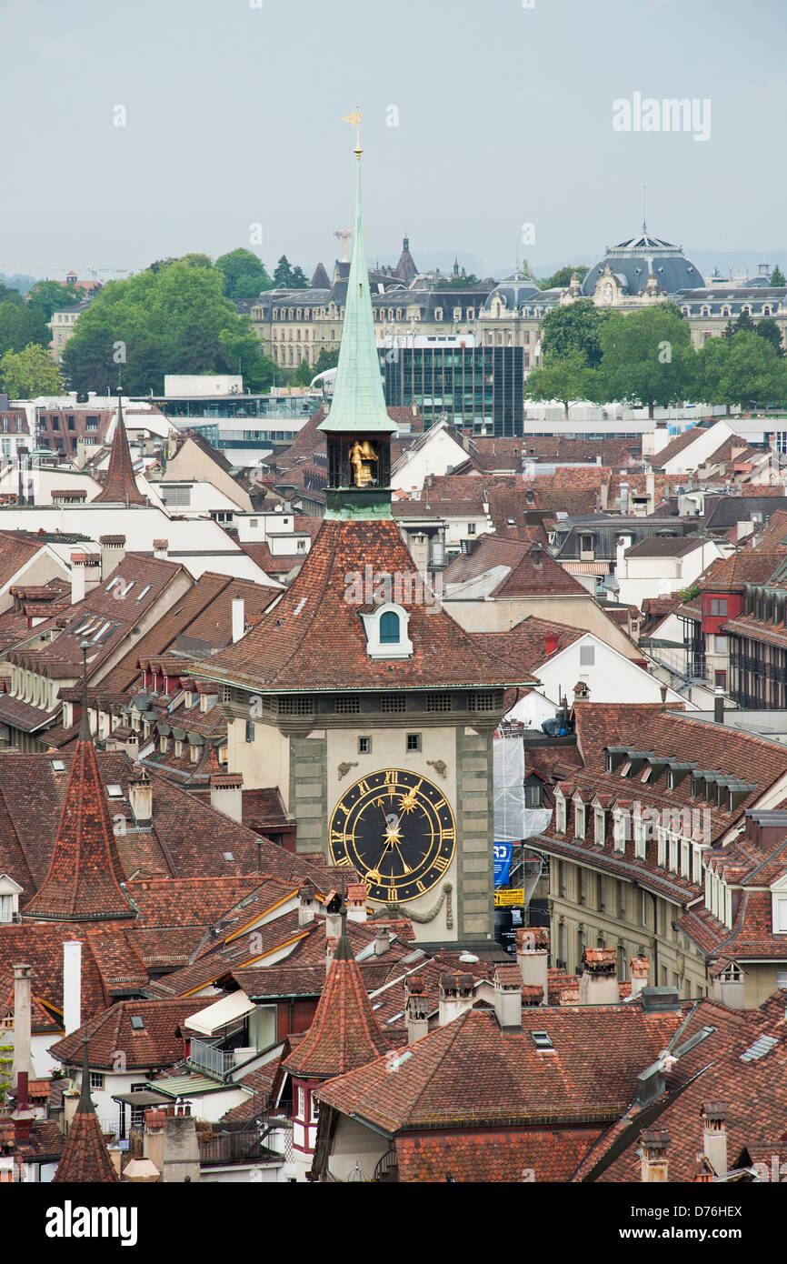 Switzerland, Bern, Landscape; Clock tower Stock Photo - Alamy