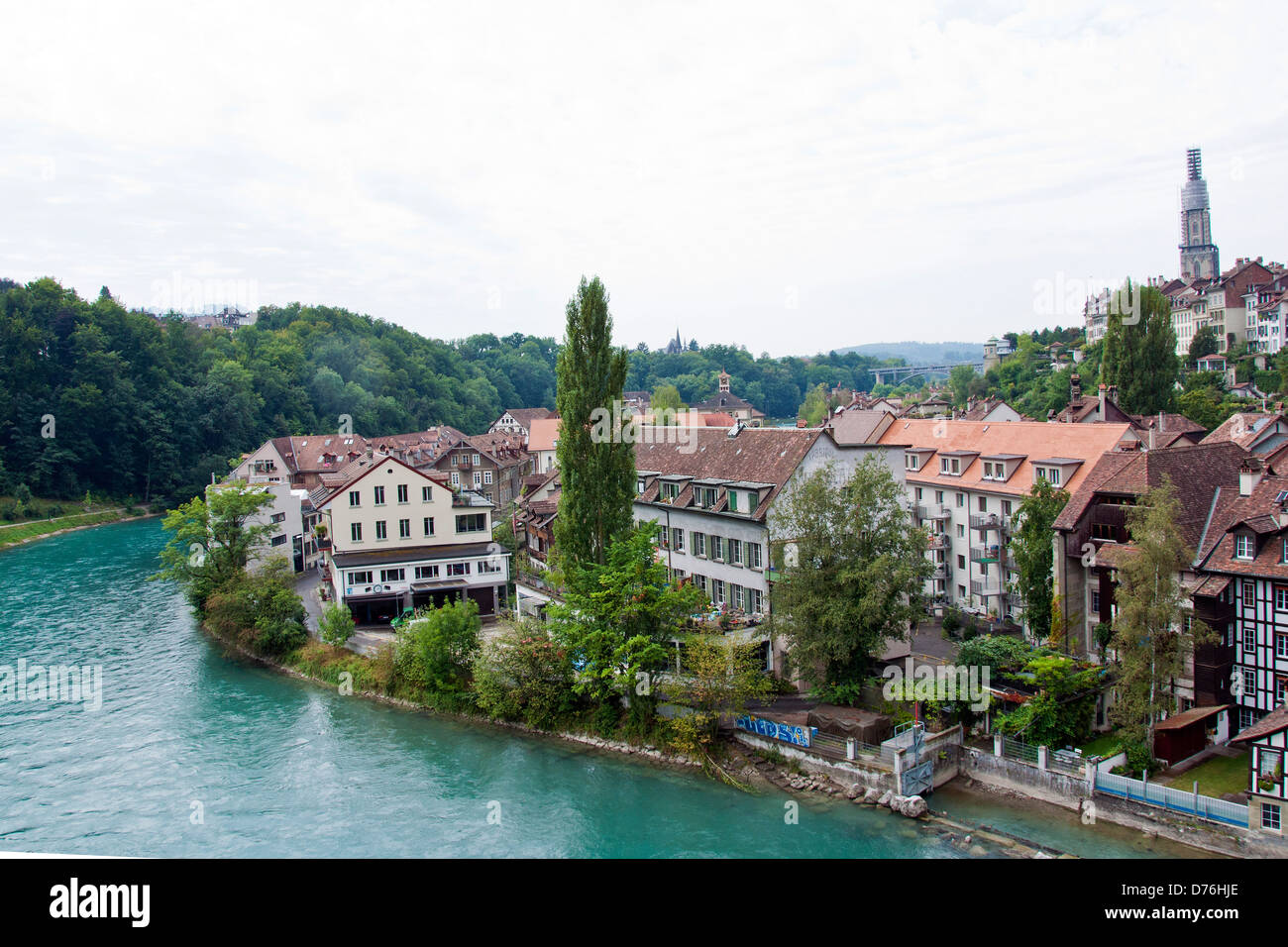 Switzerland, Bern, Landscape, Aare river Stock Photo - Alamy