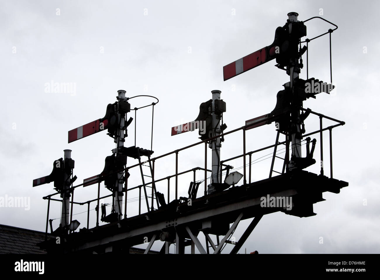 Railway signals hi-res stock photography and images - Alamy