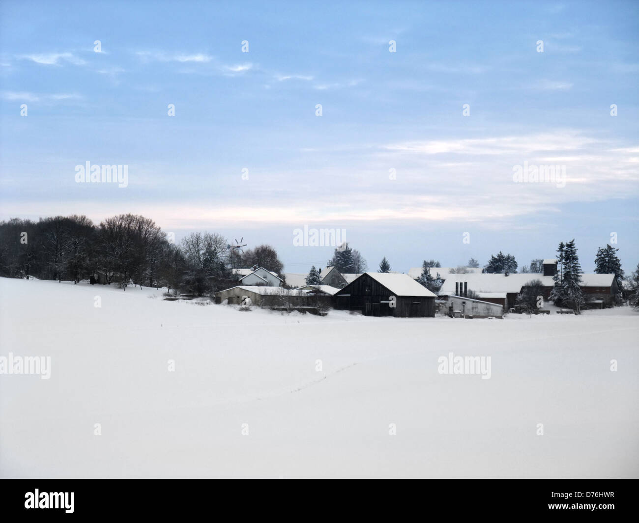 Rural winter scenery hi-res stock photography and images - Alamy