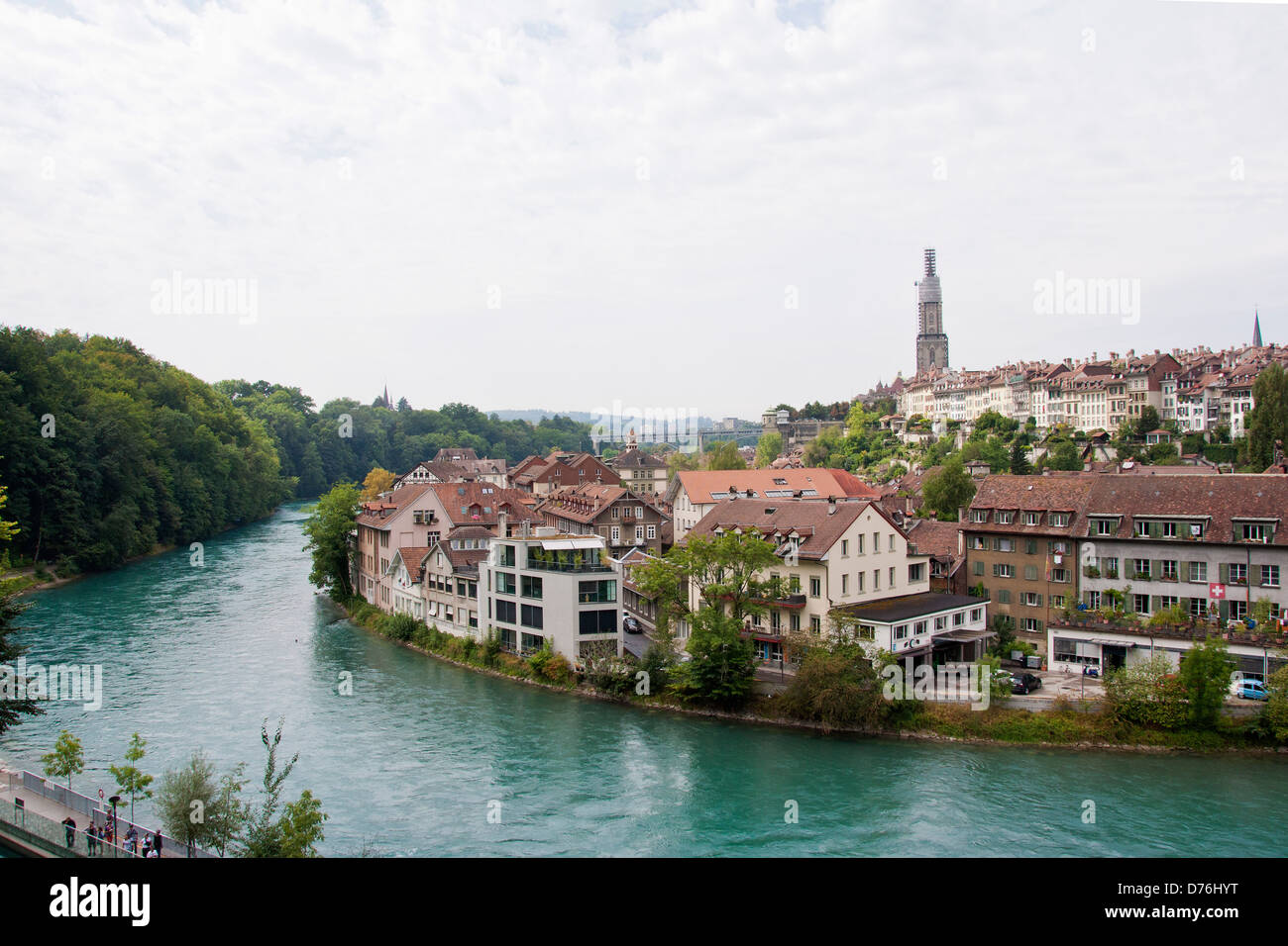 Switzerland, Bern, Landscape, Aare river Stock Photo - Alamy