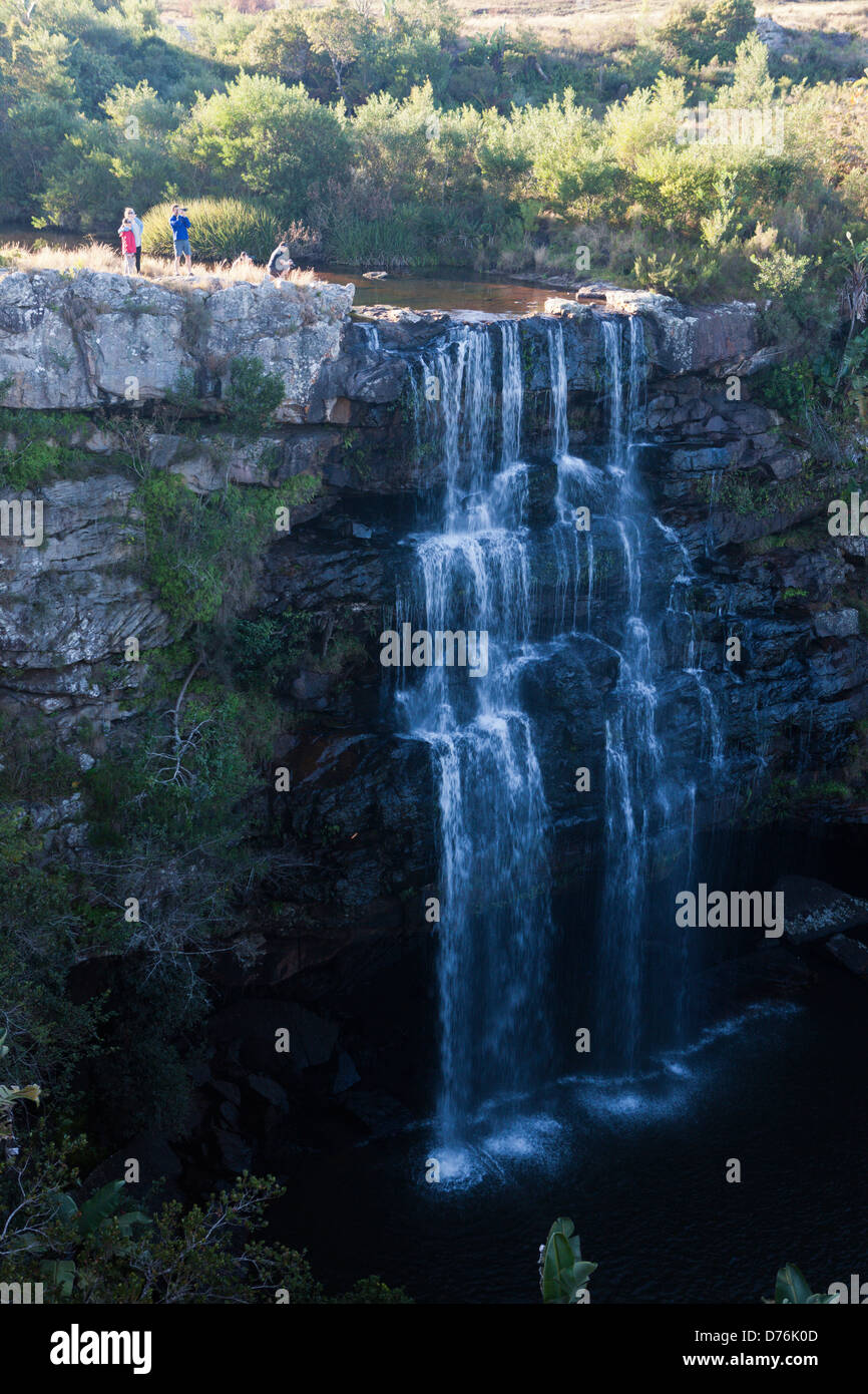 Waterfall at Wild Coast, Mbotyi, Eastern Cap, South Africa Stock Photo ...