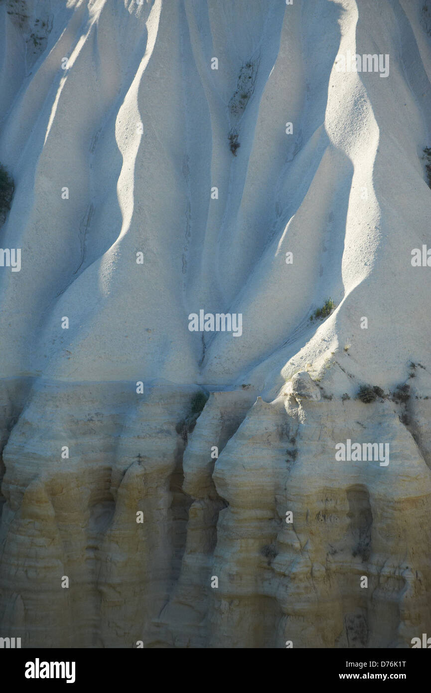 White limestone formations from Cappadocia Stock Photo - Alamy