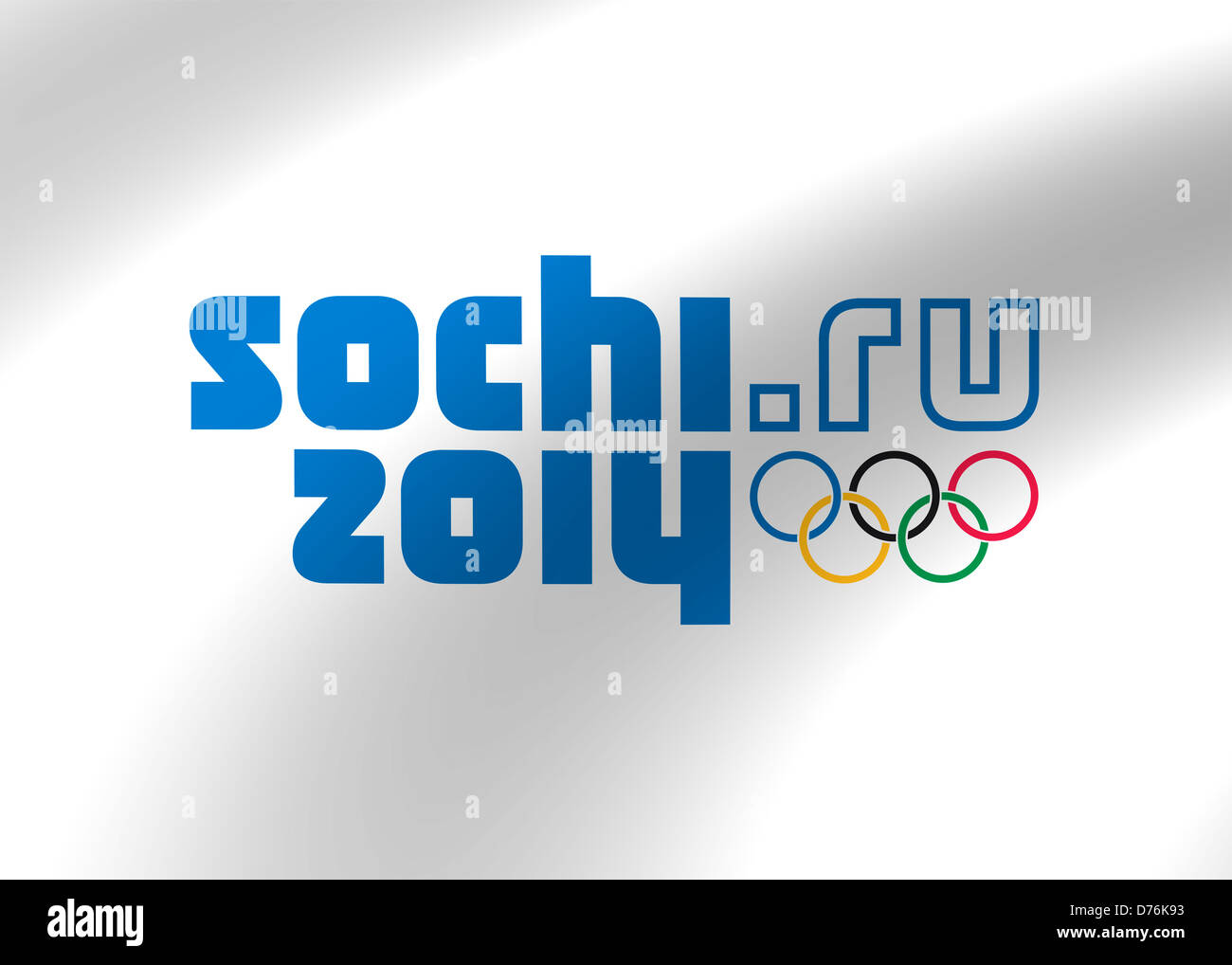 Sochi 2014 winter Olympic Games logo symbol flag icon Stock Photo - Alamy
