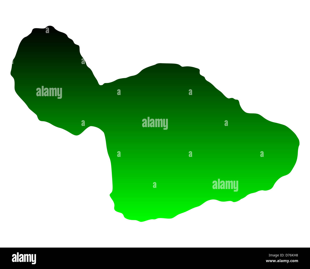 Map of Maui Stock Photo - Alamy