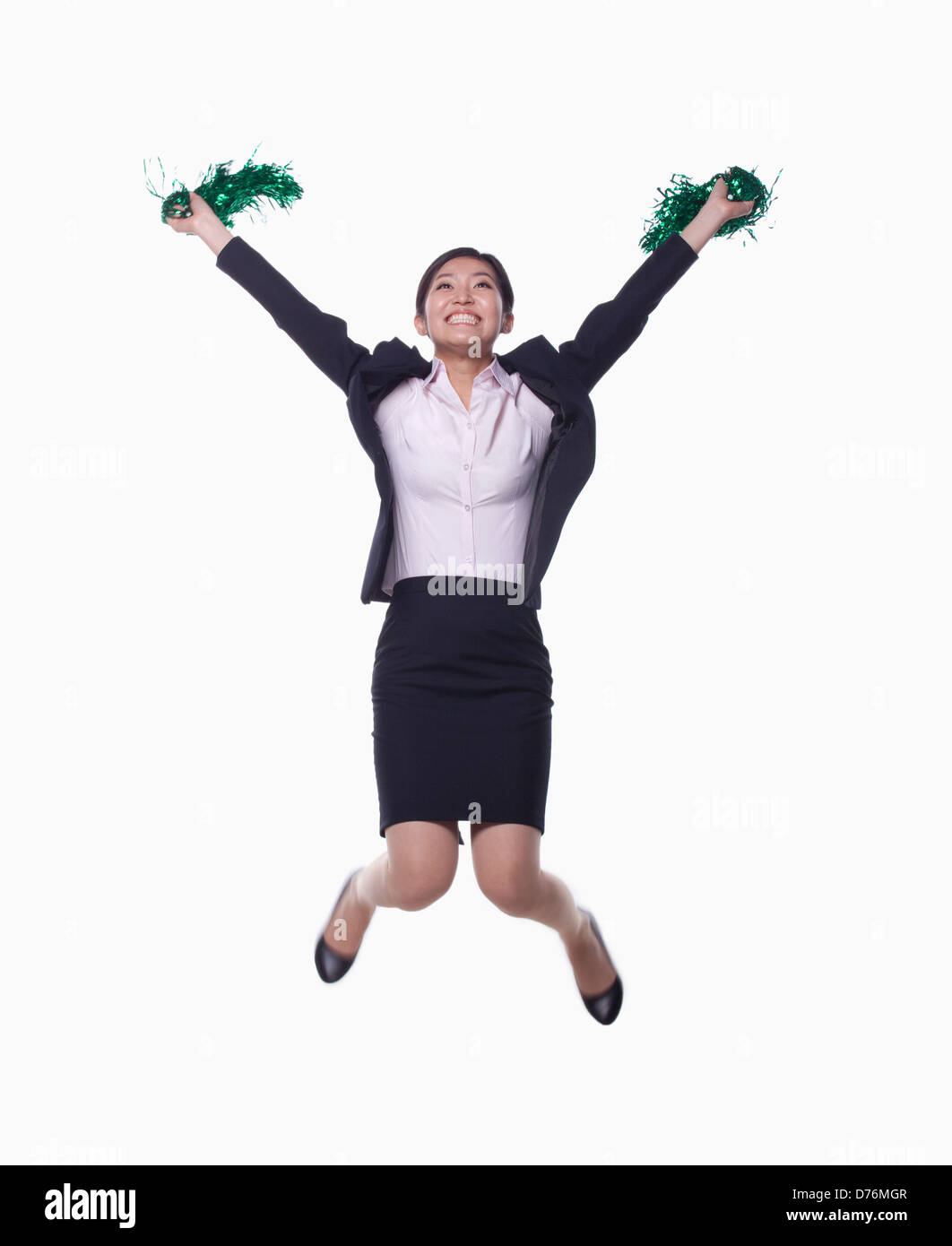 Joyful cheering Cut Out Stock Images & Pictures - Alamy