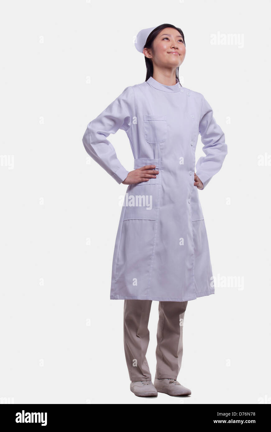 Nurse full length portrait photography hi-res stock photography and ...