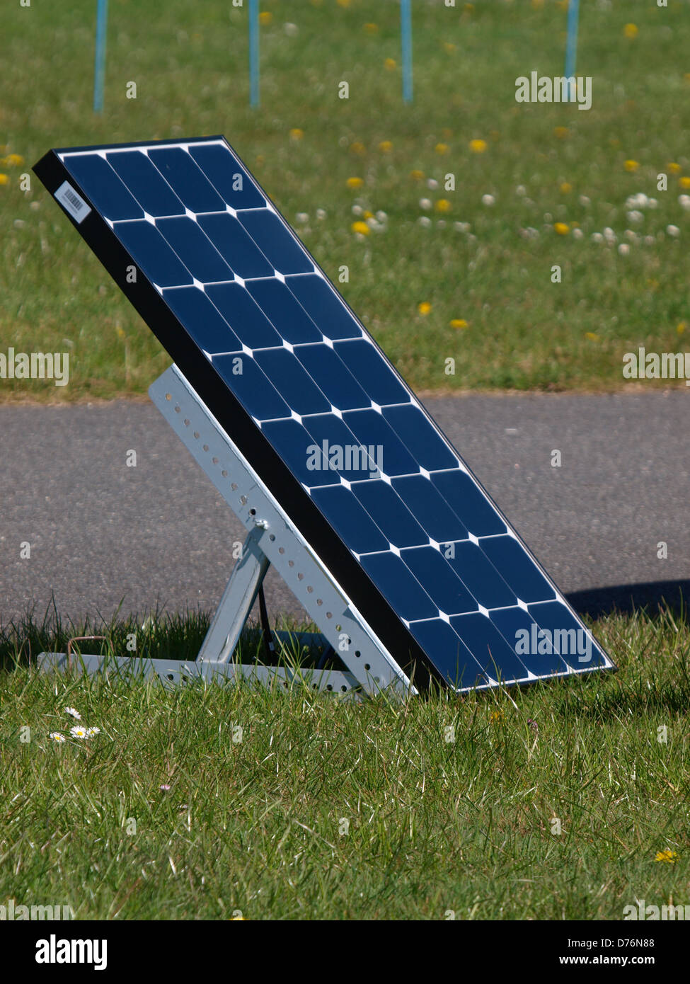 Mobile solar panel, UK 2013 Stock Photo - Alamy