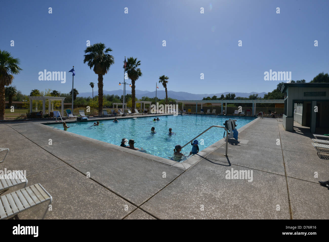 Pool at a resort in Nevada Stock Photo - Alamy