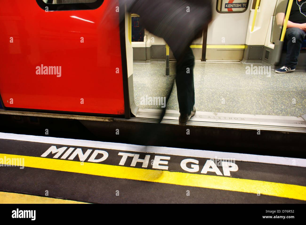 London Underground tube metro train station. England, UK Stock Photo ...