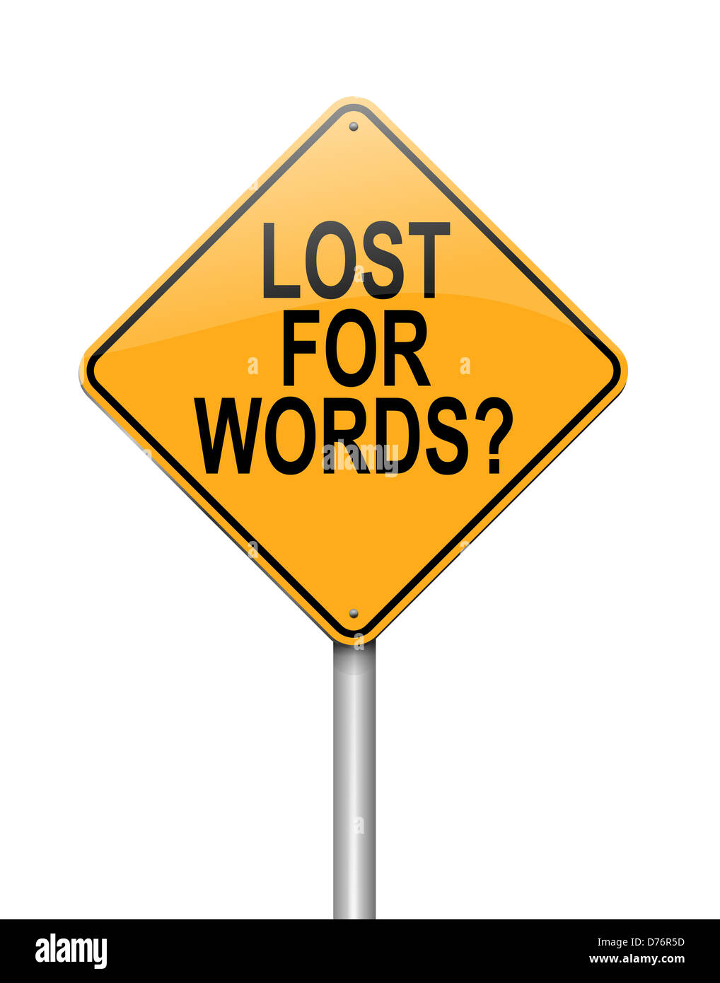 lost for words concept Stock Photo - Alamy