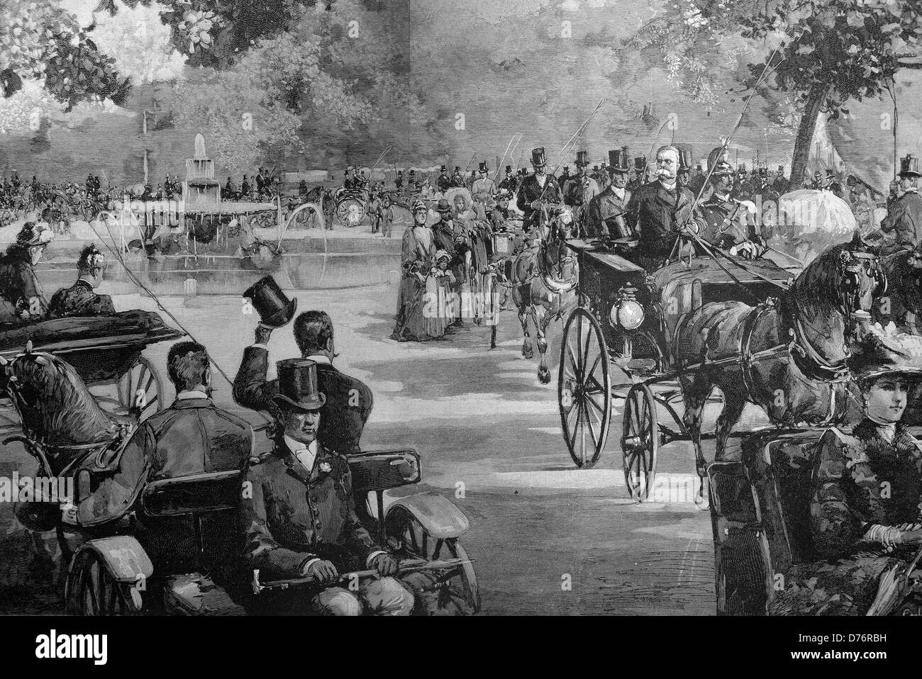 19th century hand carriage Black and White Stock Photos & Images - Alamy
