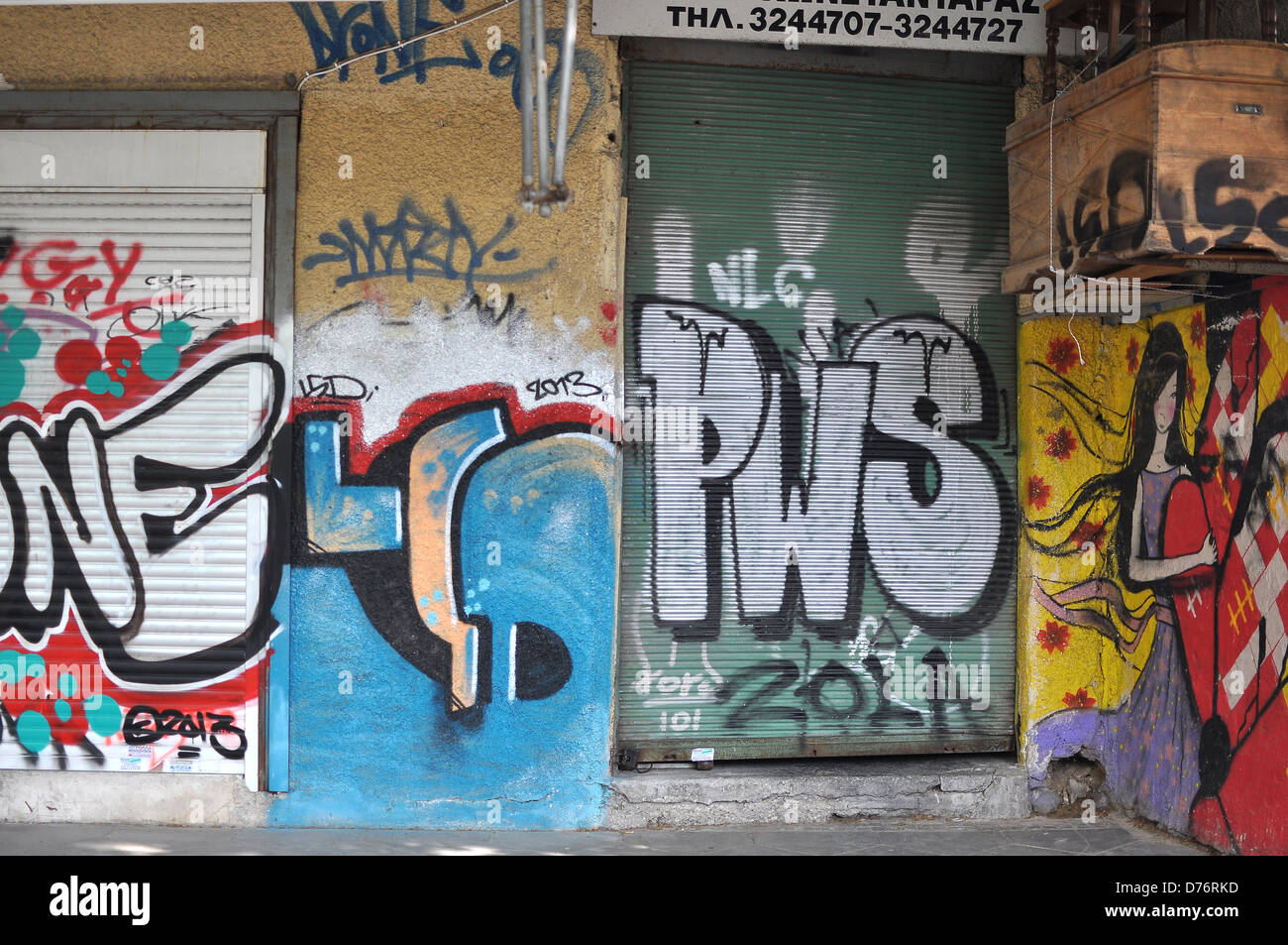 Street art tags hi-res stock photography and images - Alamy
