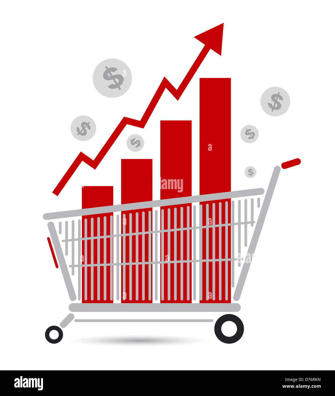 Shopping cart design Stock Photo - Alamy