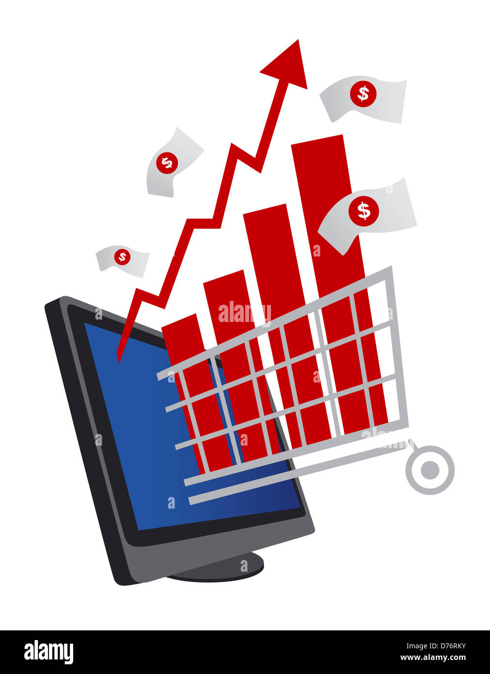 Shopping cart design Stock Photo - Alamy