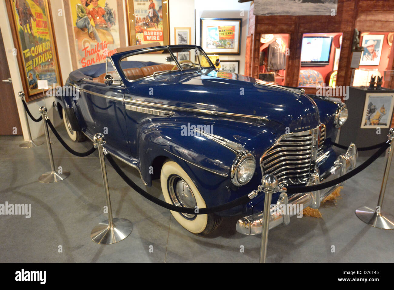 A 1950's American Convertible Stock Photo - Alamy