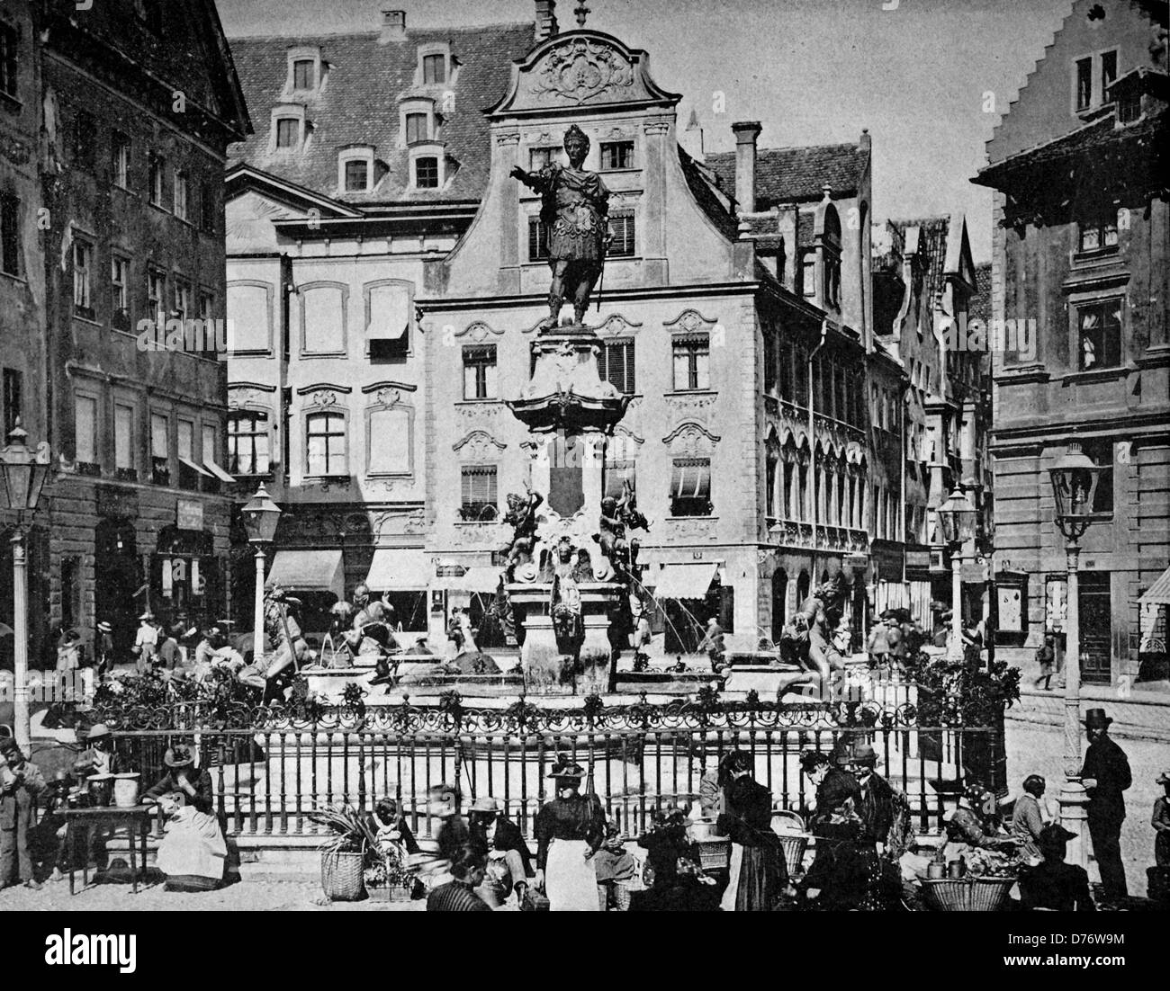 Buildings Monuments Bavaria Architecture Black and White Stock Photos ...