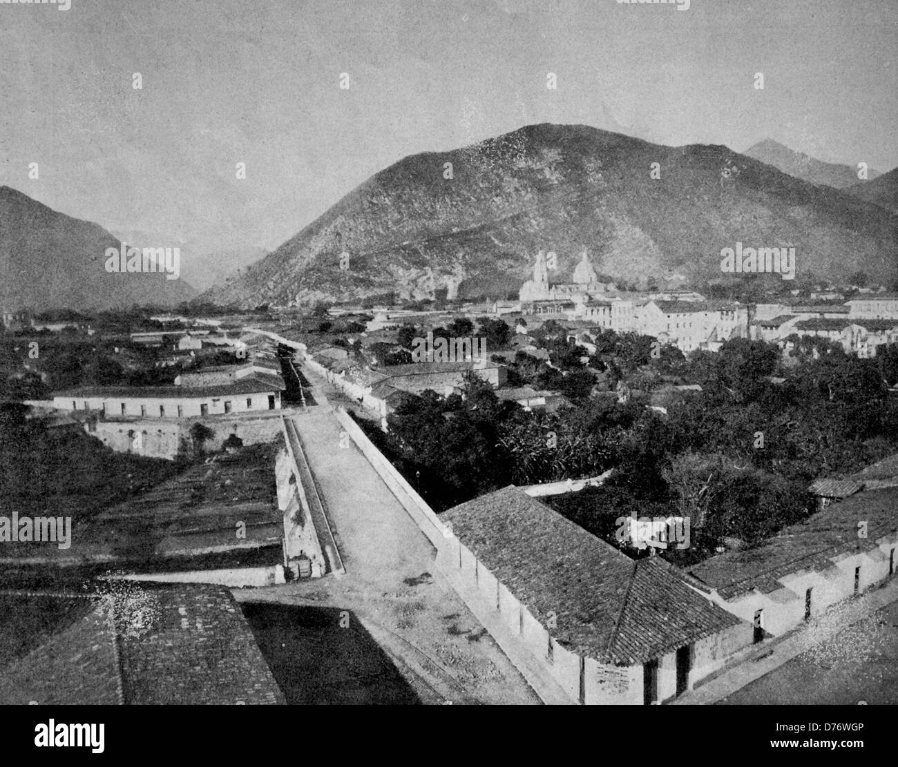 Early autotype of Orizaba, Mexico, 1880 Stock Photo - Alamy