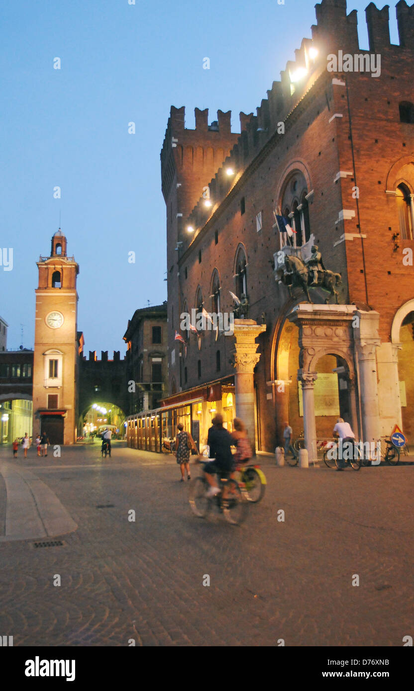 Italy ,Emilia Romagna Ferrara. City Hall Stock Photo - Alamy