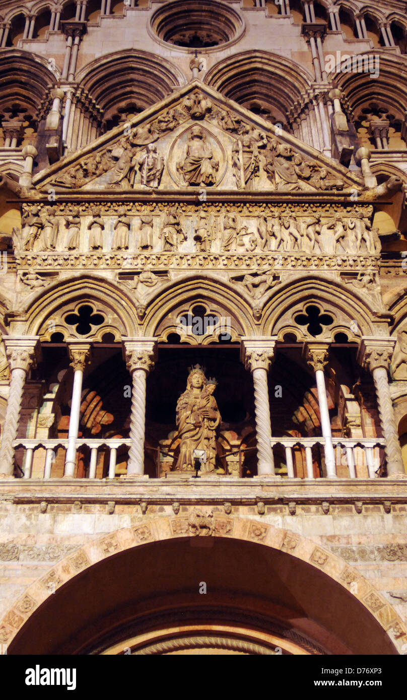 Italy Emilia Romagna Ferrara. Duomo facade Stock Photo - Alamy