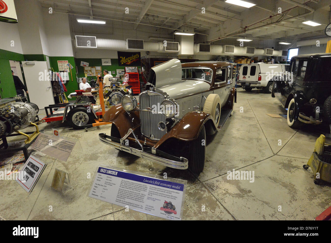 A vintage car in a museum in Reno Stock Photo - Alamy