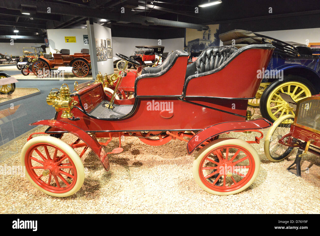 A vintage car in a museum in Reno Stock Photo - Alamy