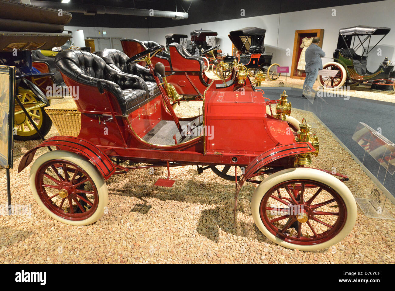 A vintage car in a museum in Reno Stock Photo - Alamy