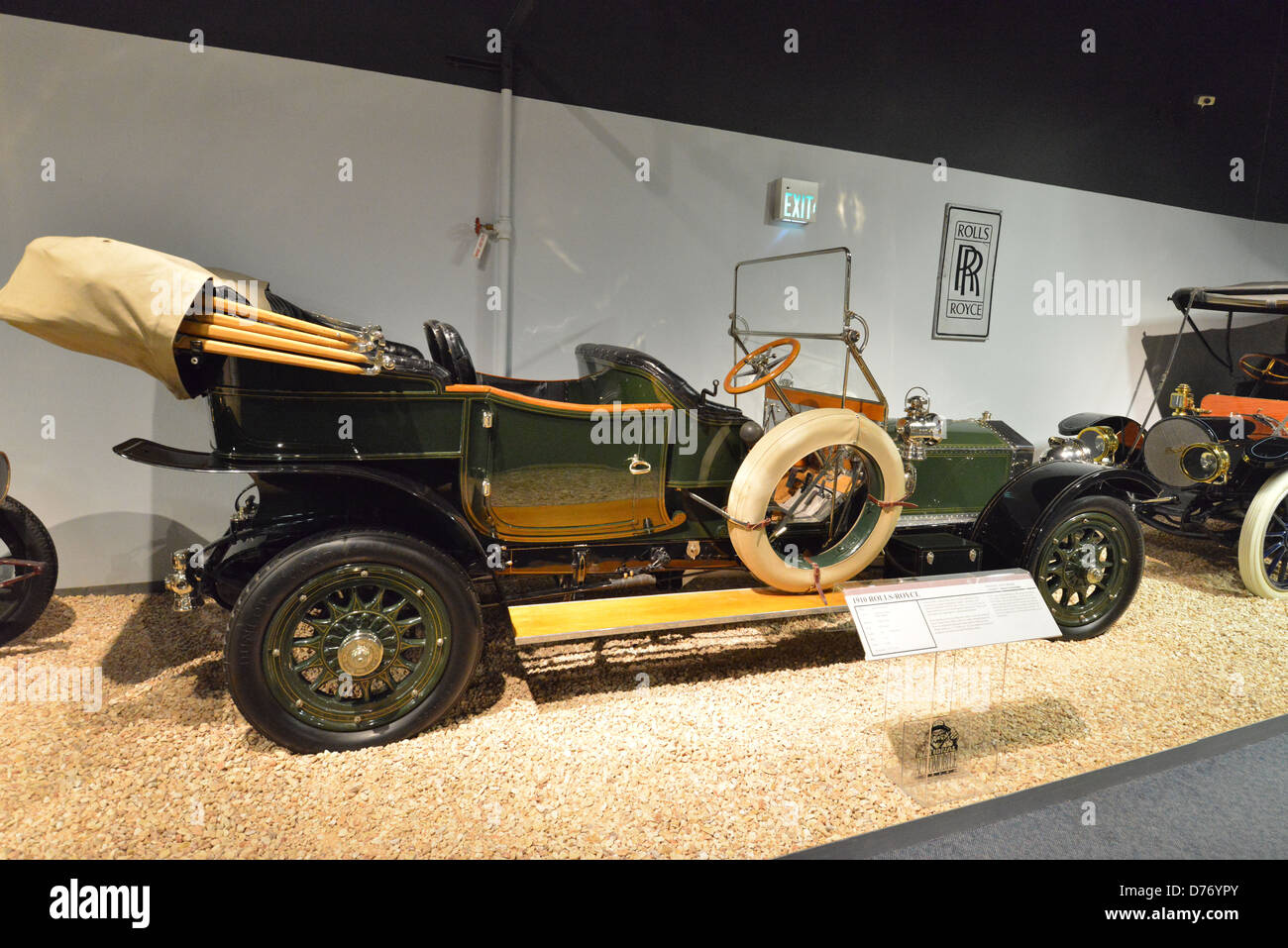 A vintage car in a museum in Reno Stock Photo - Alamy