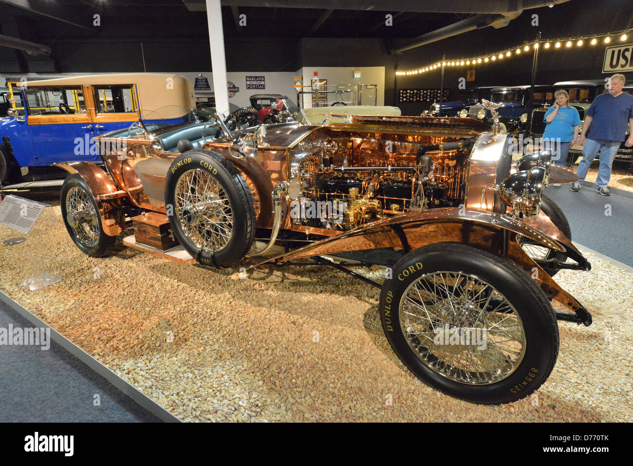 Copper Rolls Royce Stock Photo - Alamy