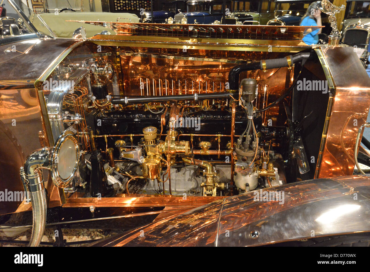 Copper Rolls Royce Stock Photo - Alamy