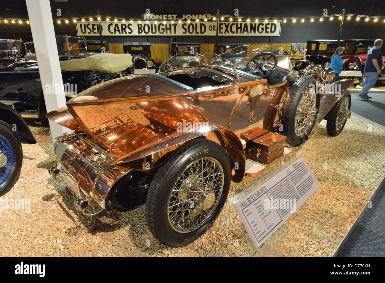 Copper Rolls Royce Stock Photo - Alamy