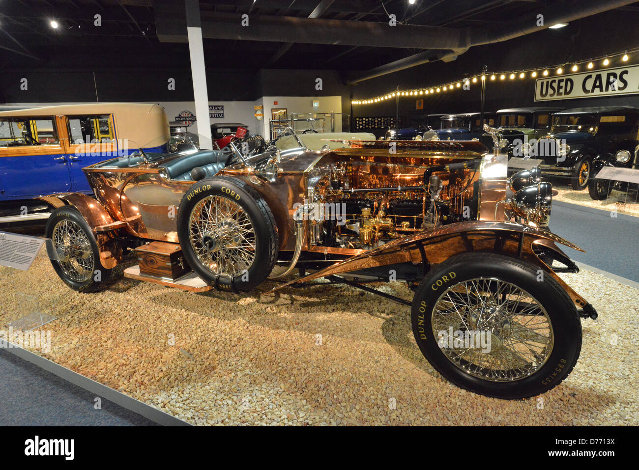 Copper Rolls Royce Stock Photo - Alamy