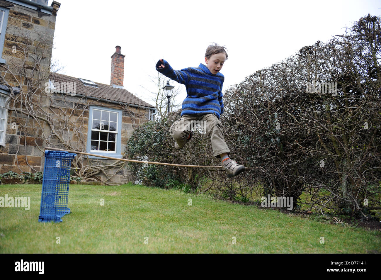Child jumping competition jumping playing outdoors activity hi-res ...