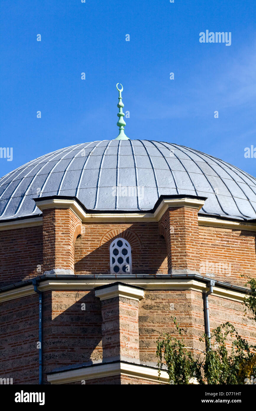 The dome and minaret of the Banya Bashi mosque known as the Mosque by ...