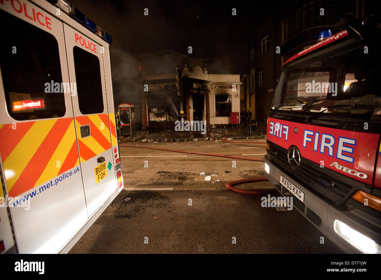 London Riots 2011, Tottenham Stock Photo - Alamy