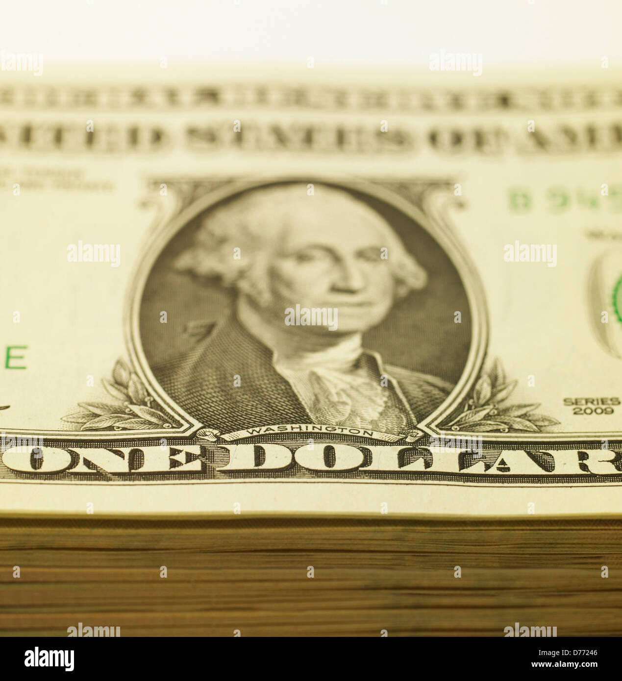 Large pile US one dollar banknotes Stock Photo - Alamy