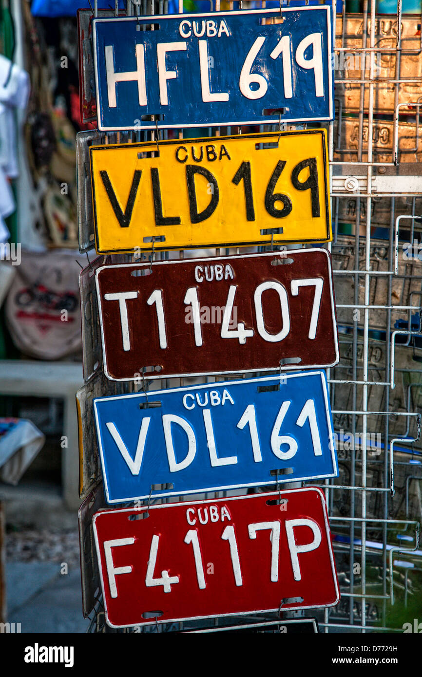 License plate display hi-res stock photography and images - Alamy