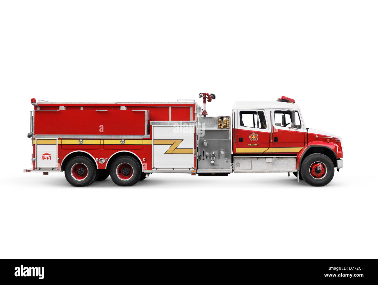 Fire department trucks Cut Out Stock Images & Pictures - Alamy