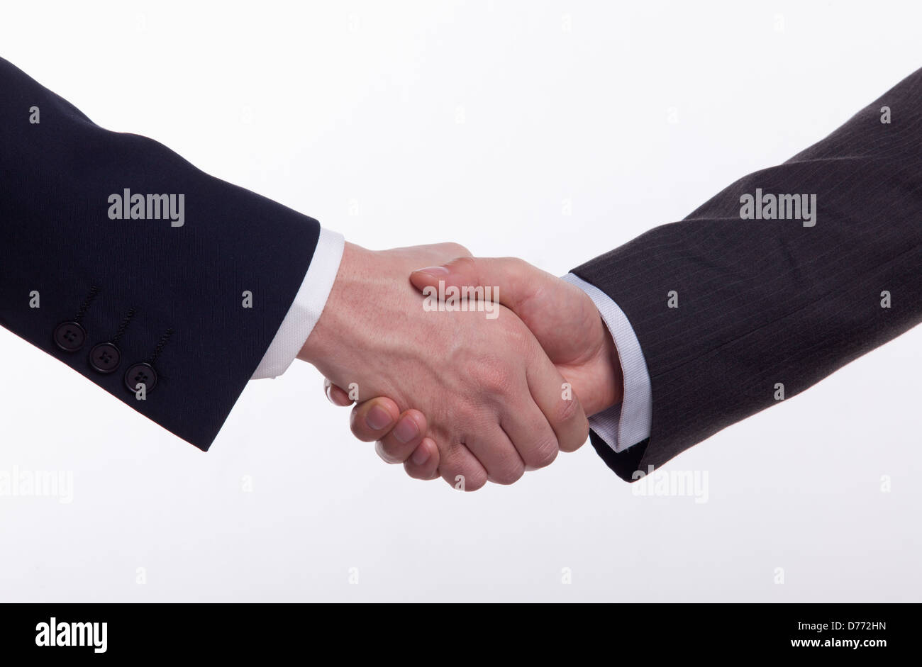 Two Businessmen Shaking Hands Stock Photo - Alamy
