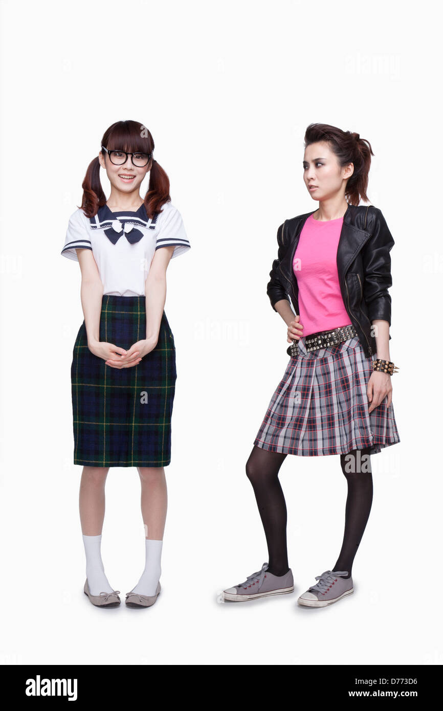 Punk girl school hi-res stock photography and images - Alamy