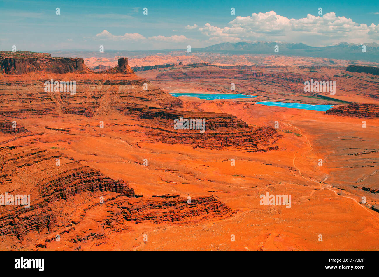 Potash evaporation ponds moab hi-res stock photography and images - Alamy