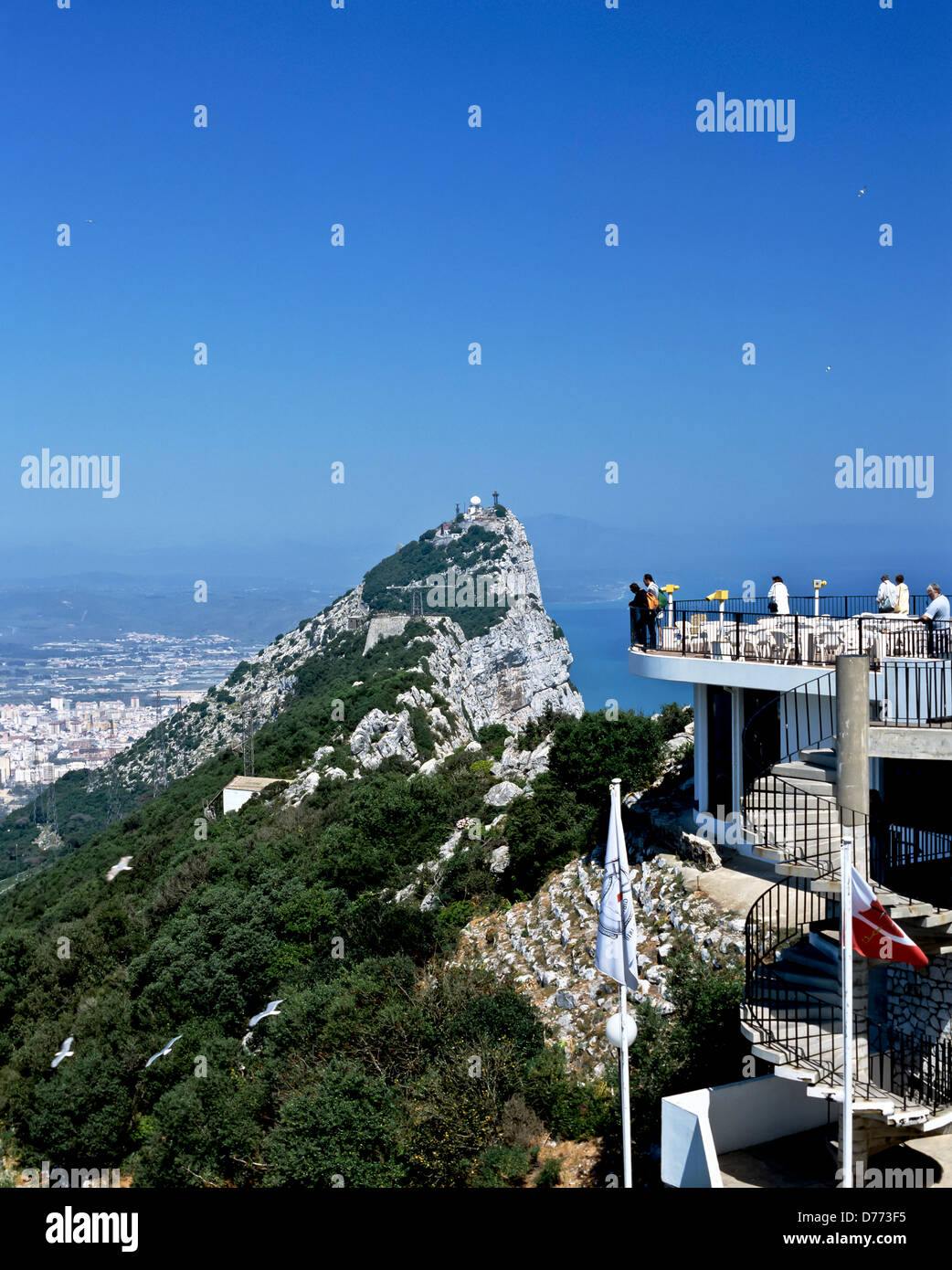 8700. The Rock from the Cable Car Station, Gibraltar, Europe Stock ...