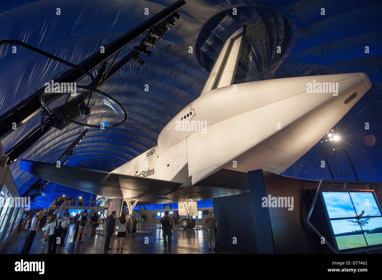 USA New York State New York City Intrepid Sea View space shuttle ...