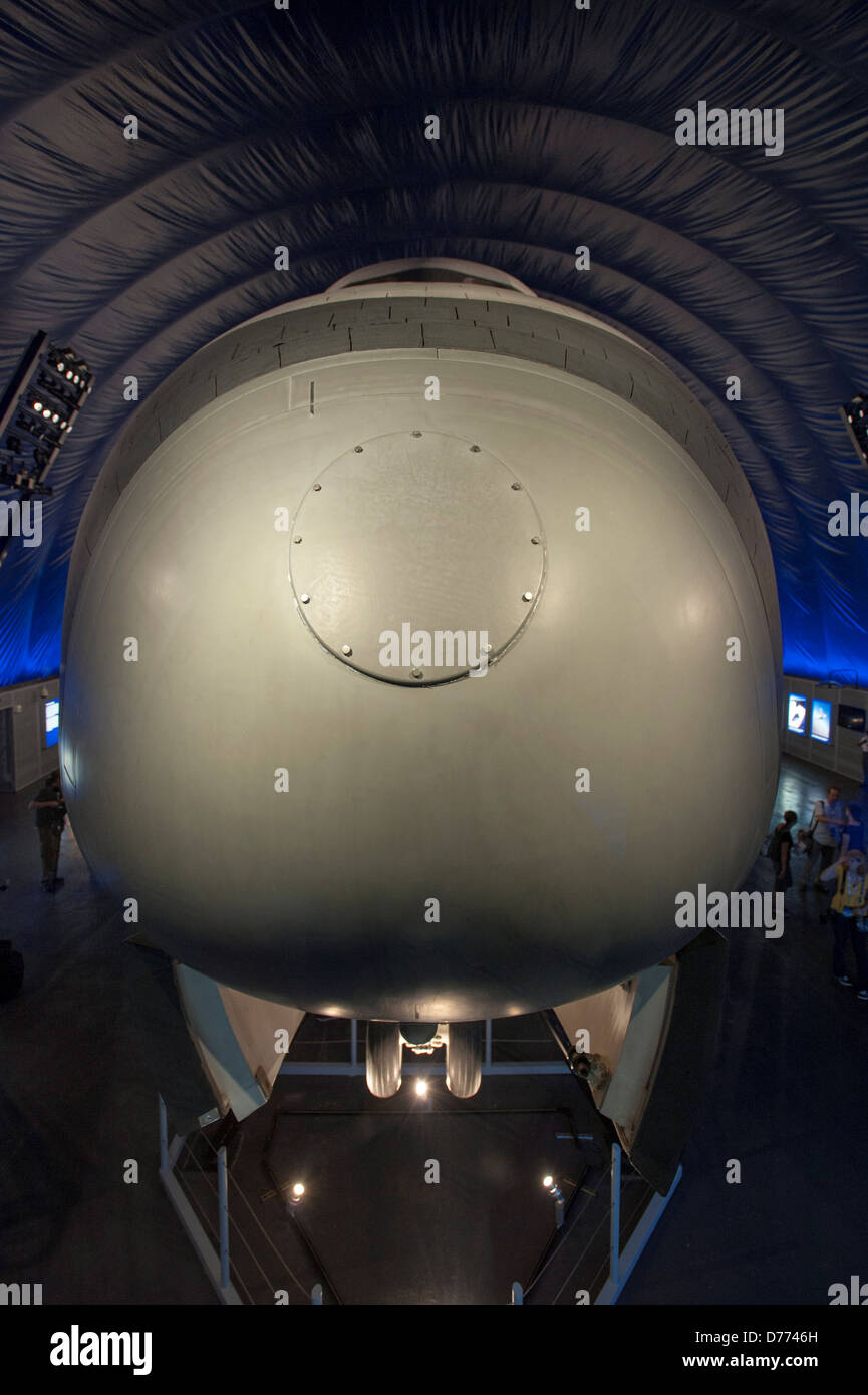 USA New York State New York City Intrepid Sea View space shuttle ...