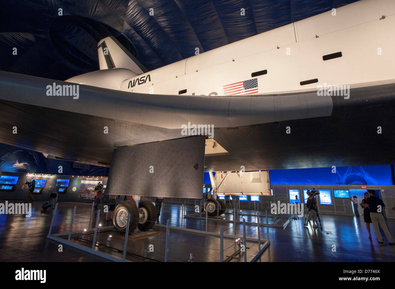 USA New York State New York City Intrepid Sea View space shuttle ...