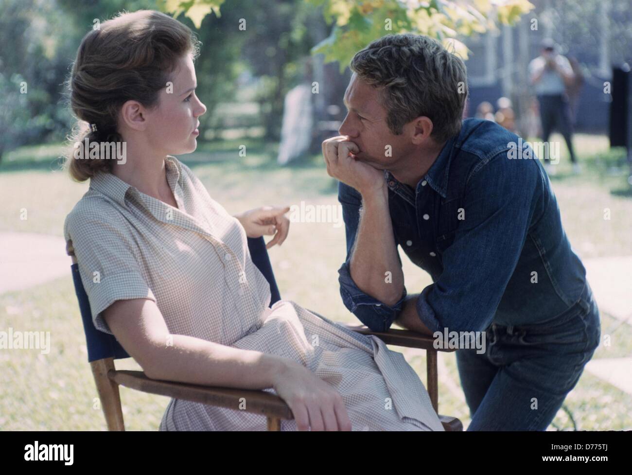 STEVE MCQUEEN with Lee Renick.r8561b.Supplied by Photos, inc.(Credit ...