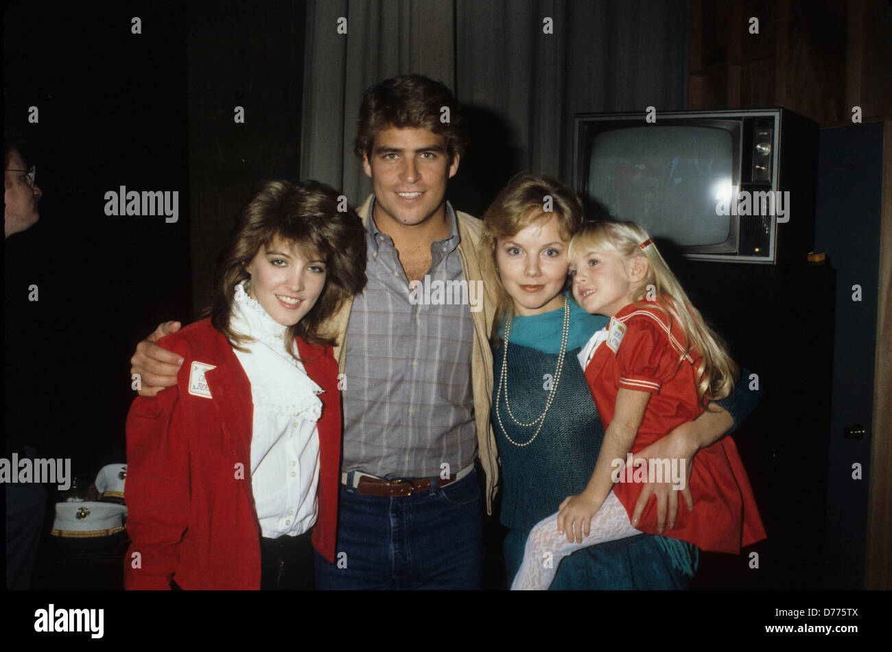 TED McGINLEY with Crystal Bernard , Linda Purl and Heather O'Rourke ...