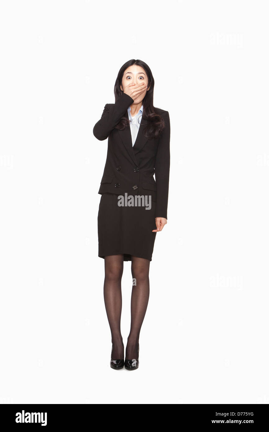 Hands Covering Cut Out Stock Images & Pictures - Alamy